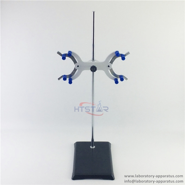 Titration Stand Iron Base 60cm with Clip Laboratory Supply Burette Holder Stand Support ...