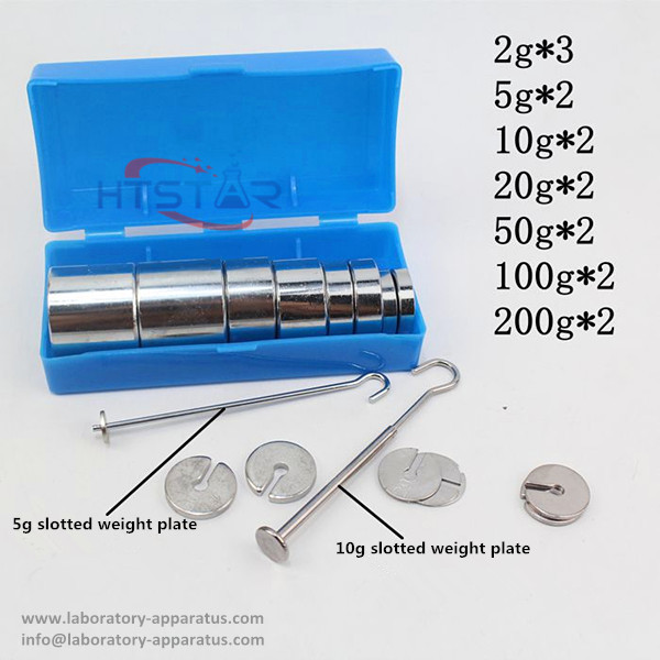 Metal Slotted Weight 17 Pcs Mechanics Physics Experiment Equipment ...