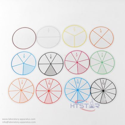 Fraction Demonstration Block Elementary School Math Tools Teaching Aids ...