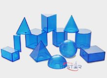 Transparent Geometric Models Set 12 Pieces Elementary School Math Tools ...