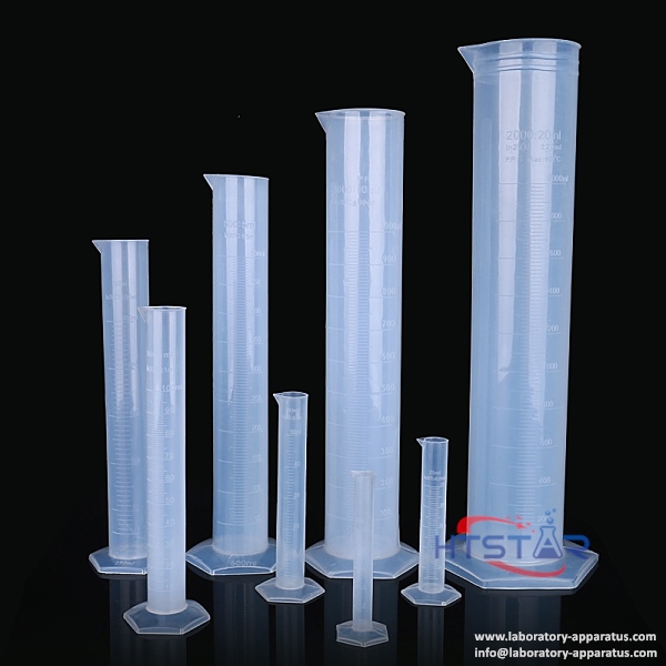 Plastic Measuring Cylinder Graduated 10ml to 2000ml Laboratory ...