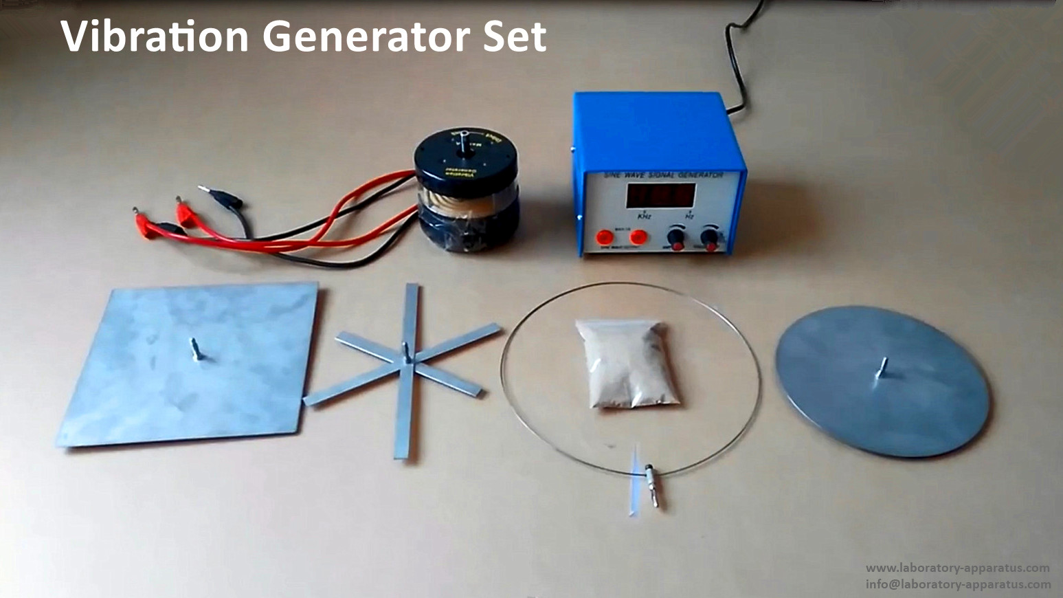 Vibration Generator and Sine Wave Signal Generator Full Set Chladni ...