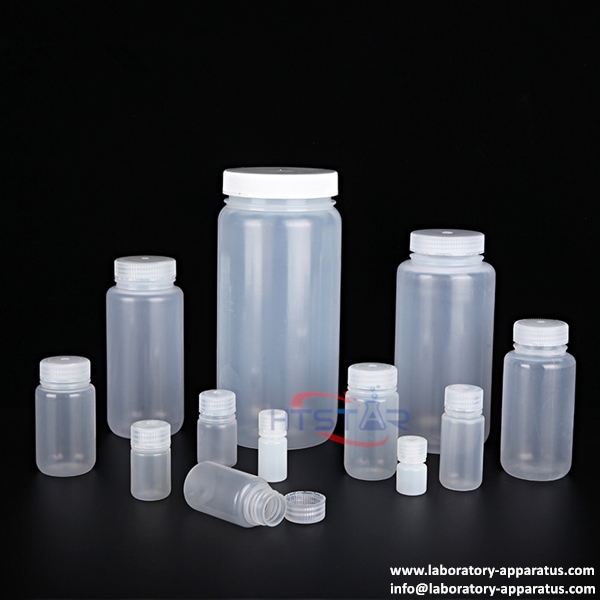Plastic Wide Mouth Bottle Food Grade PP Lab Sampling Bottles Laboratory ...