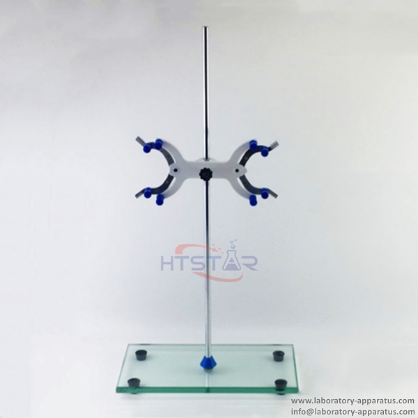 Titration Stand Tempered Glass Base 60cm with Metal Burette Clips ...